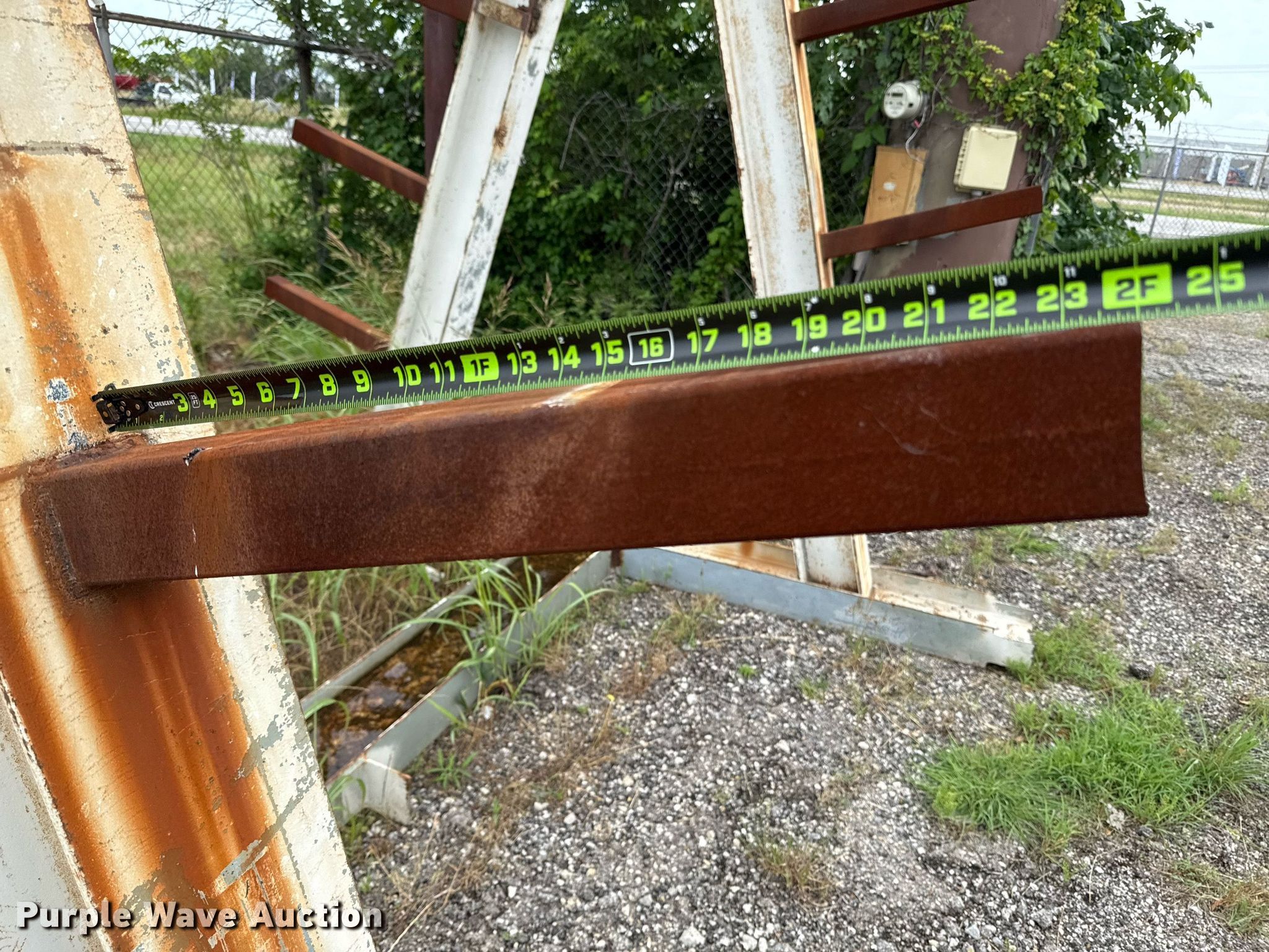 Pipe rack in Gaston, SC | Item DX5473 for sale | Purple Wave