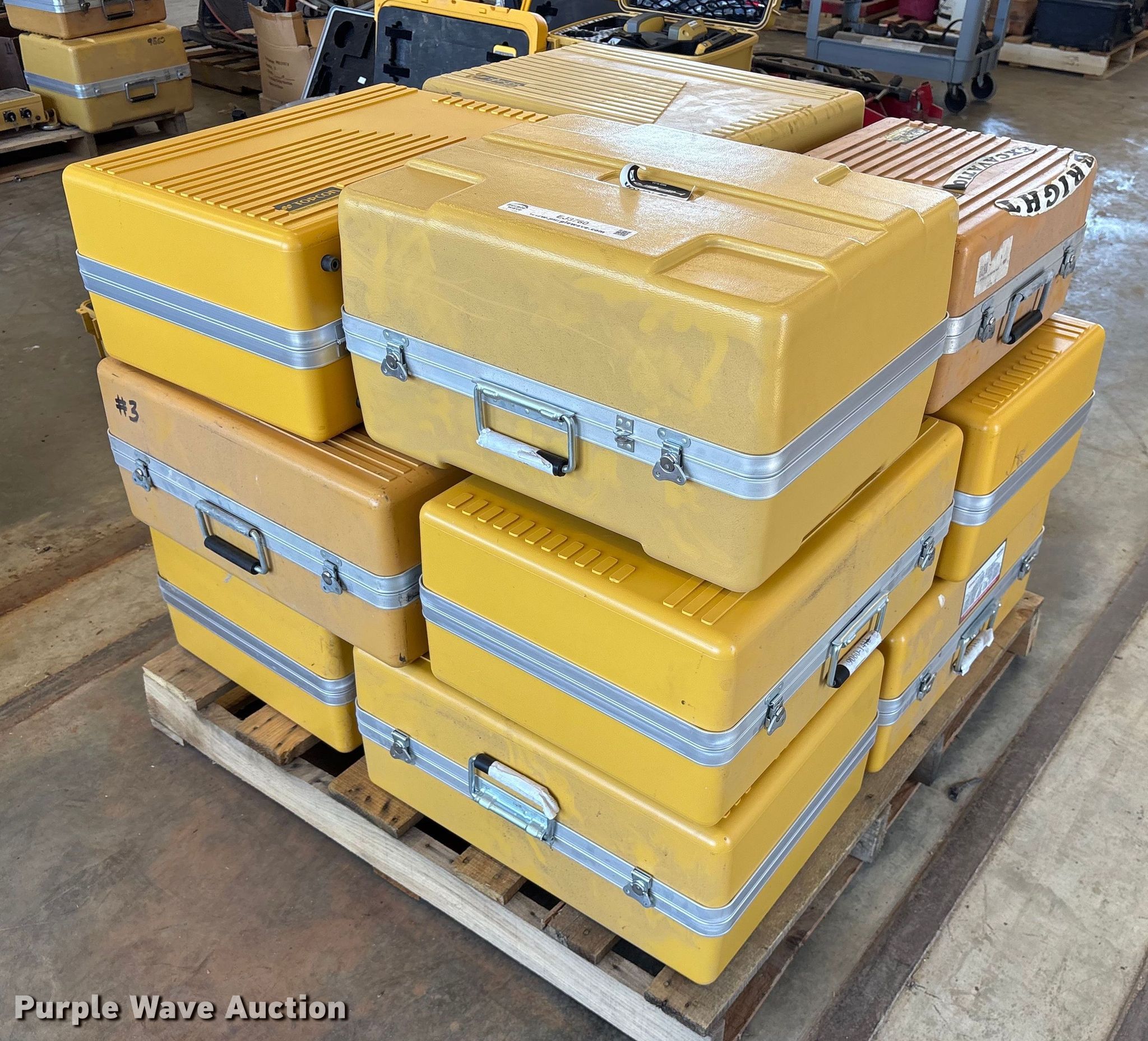 (12) Topcon cases in Forney, TX | Item EJ3760 for sale | Purple Wave