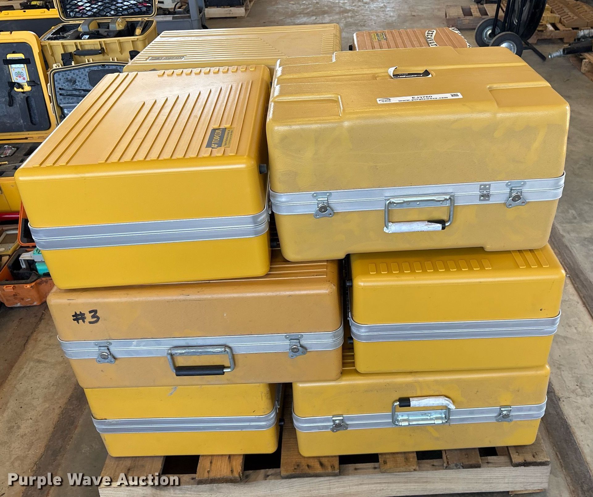(12) Topcon cases in Forney, TX | Item EJ3760 sold | Purple Wave