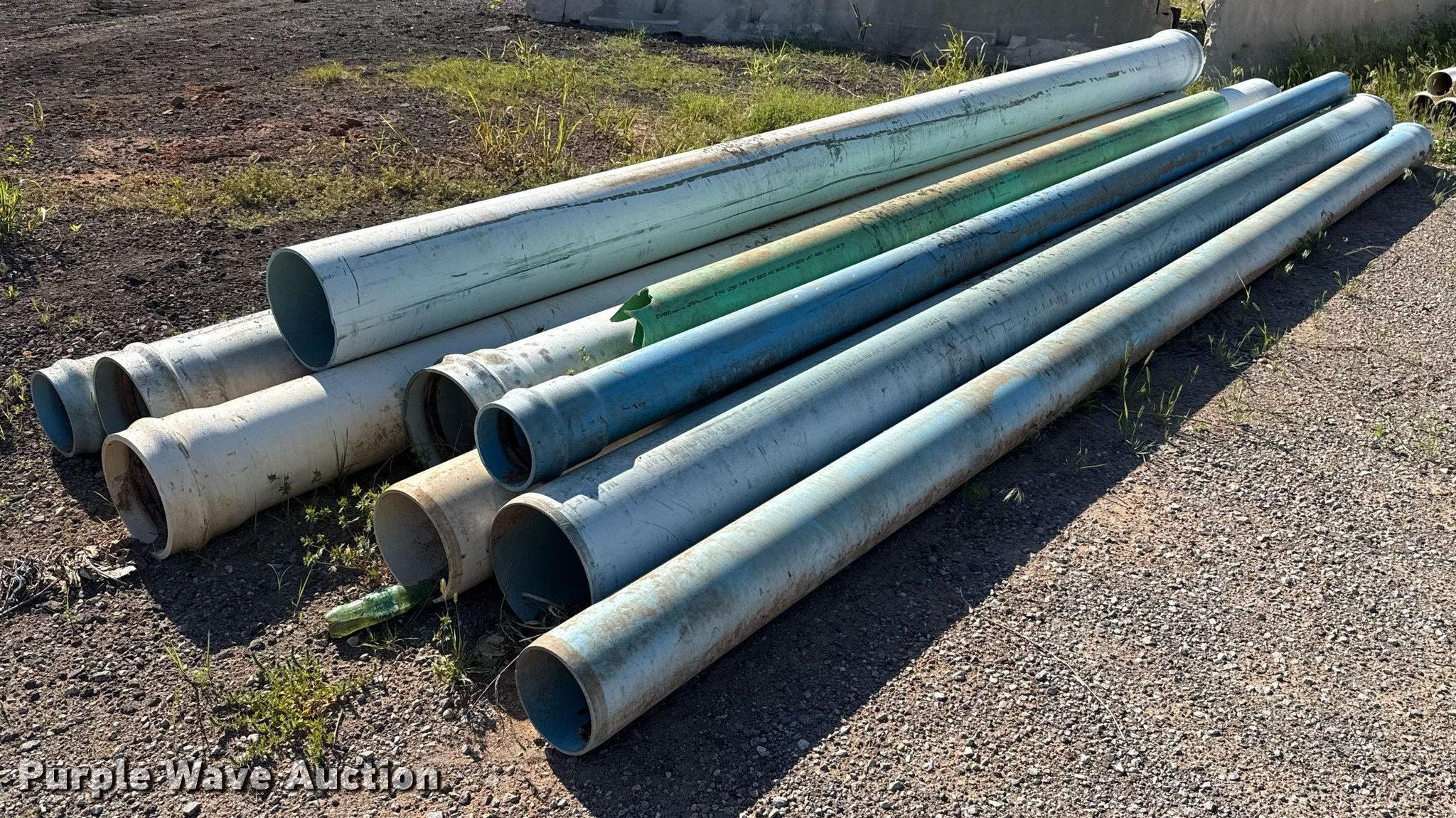 (9) pieces of pipe in Edmond, OK | Item EJ8794 sold | Purple Wave
