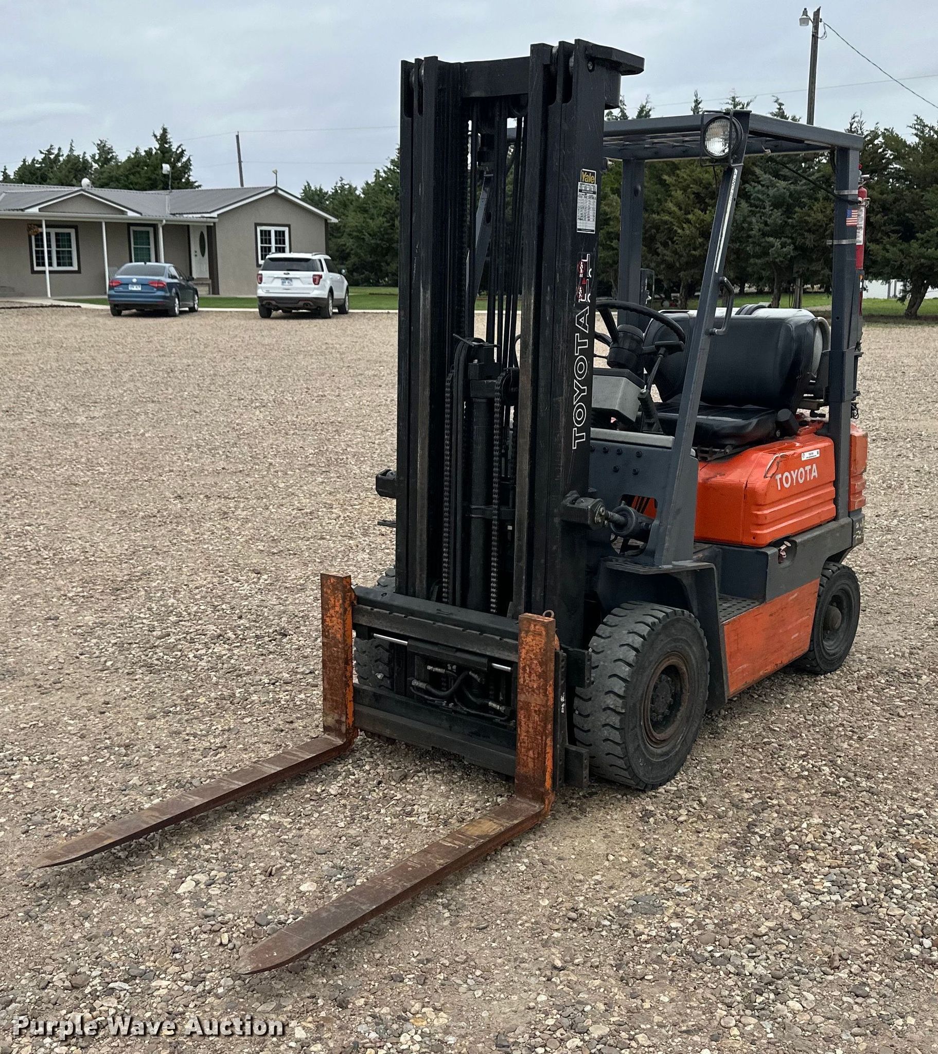 1995 Toyota 42-5FG15 forklift in Sublette, KS | Item EQ4790 for sale | Purple Wave