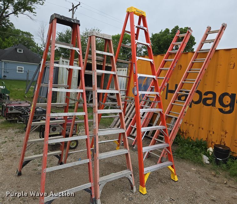 (5) ladders in Humboldt, KS | Item EO0884 sold | Purple Wave