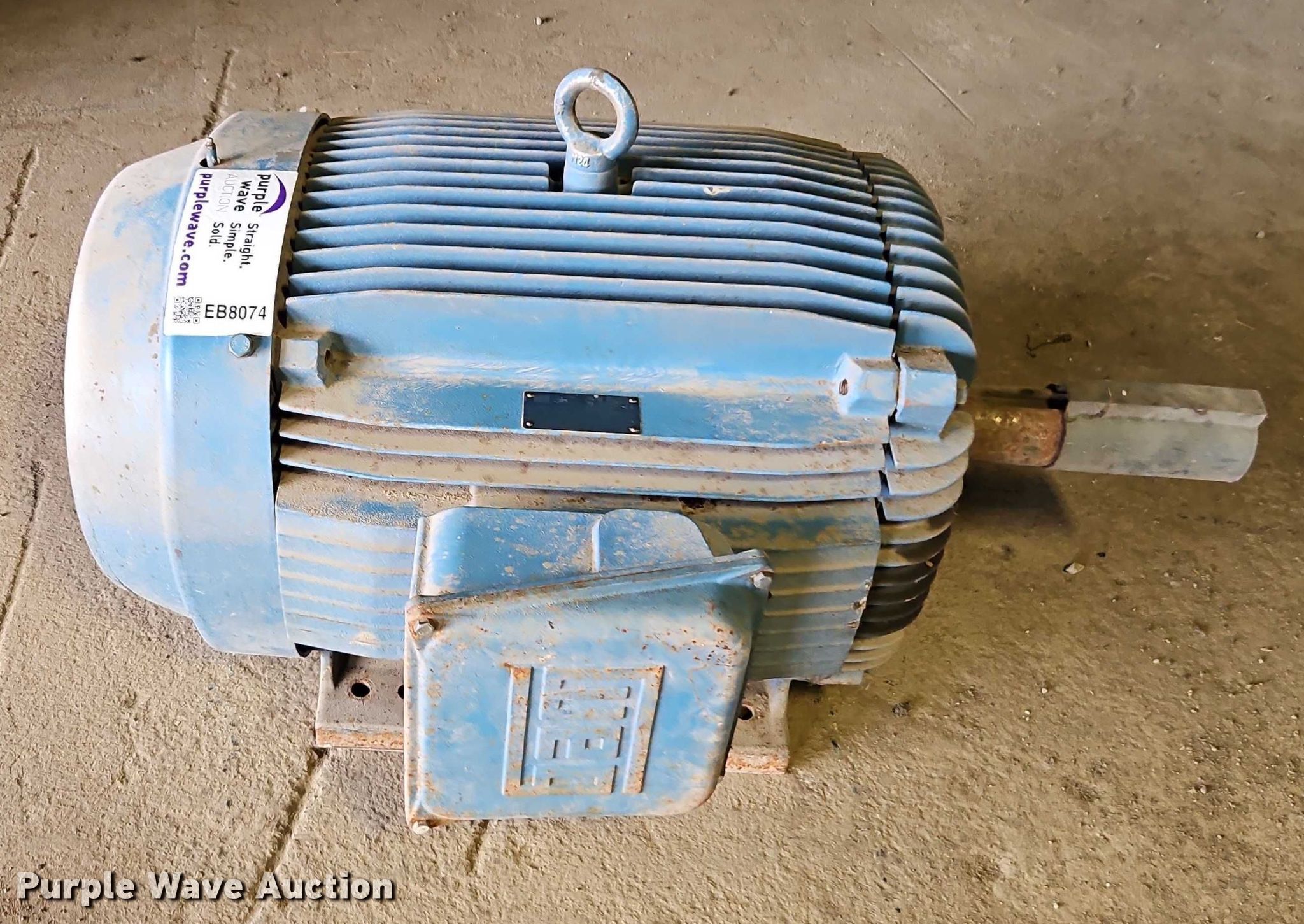 Weg W21 Severe Duty electric motor in Kansas City, MO | Item EB8074 sold | Purple Wave