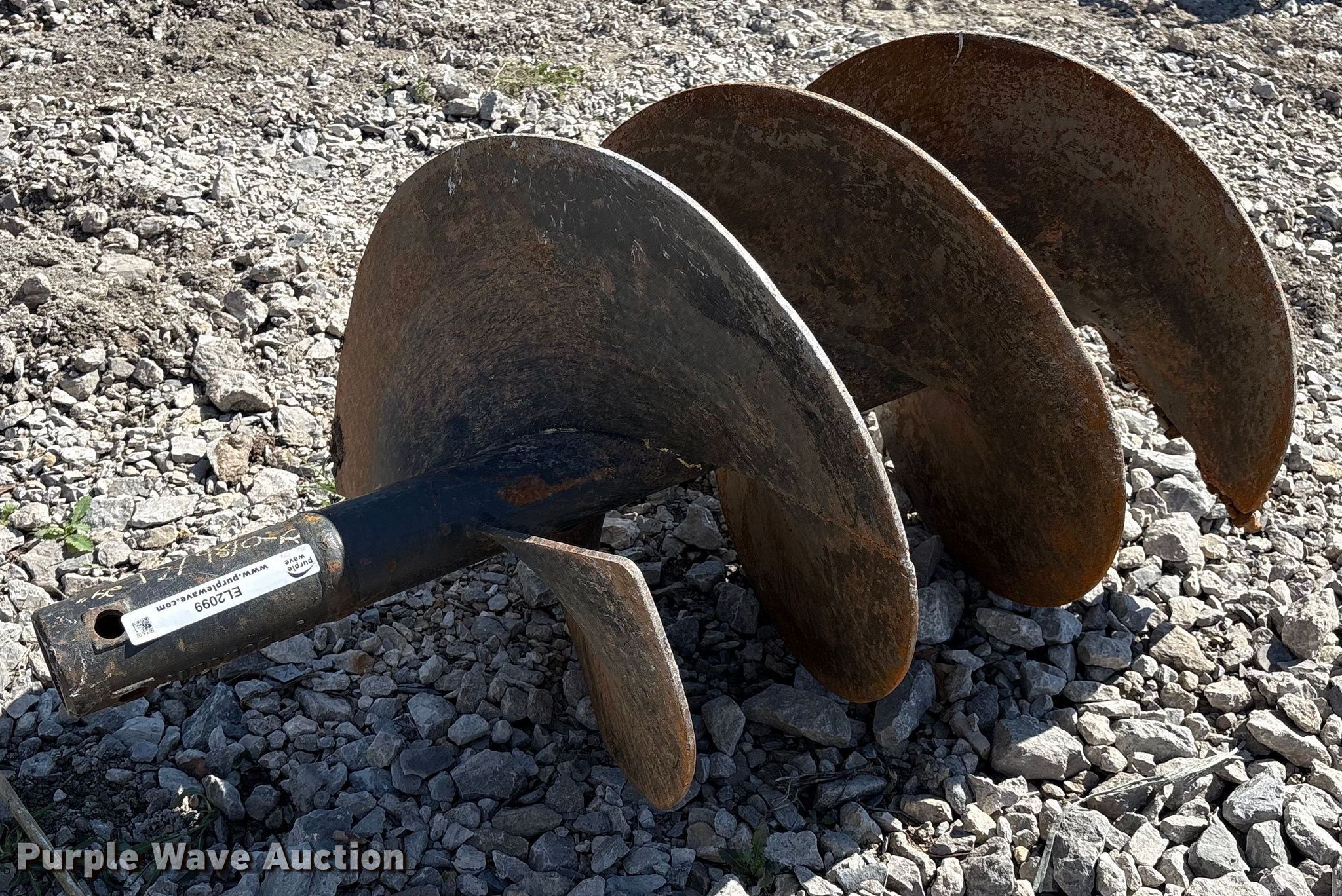 Bobcat skid steer auger bit in Tulsa, OK | Item EL2099 for sale | Purple Wave