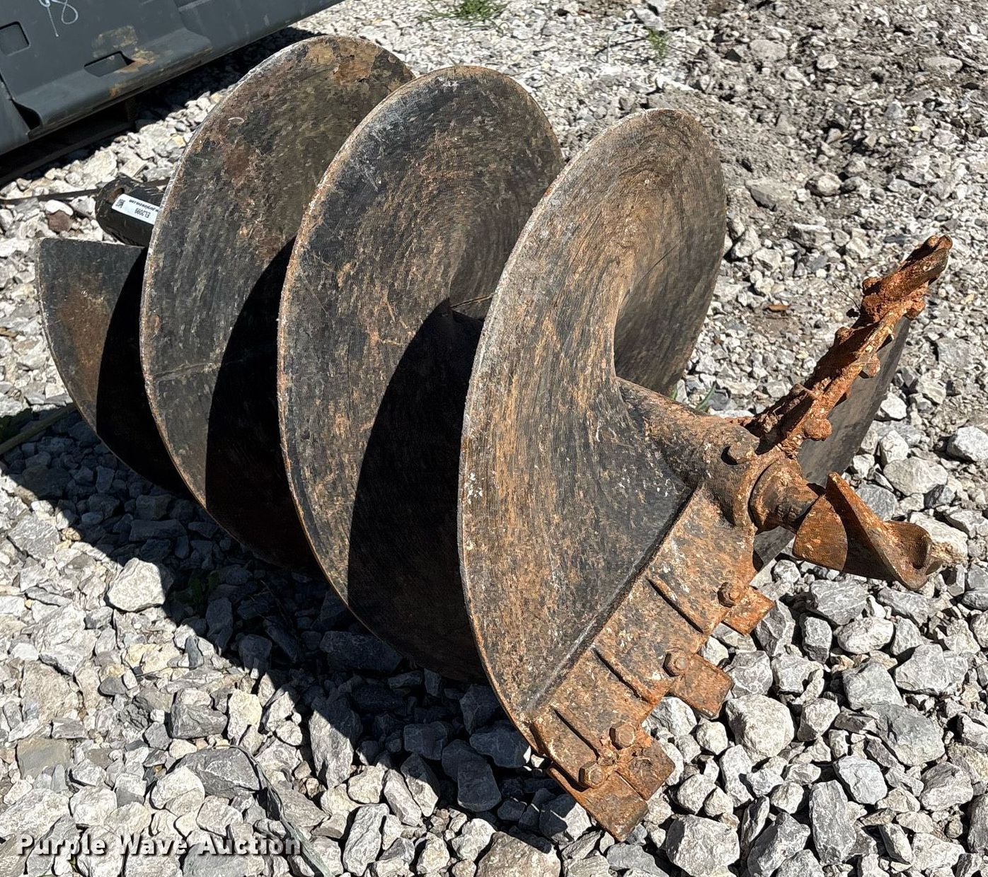Bobcat skid steer auger bit in Tulsa, OK | Item EL2099 for sale | Purple Wave