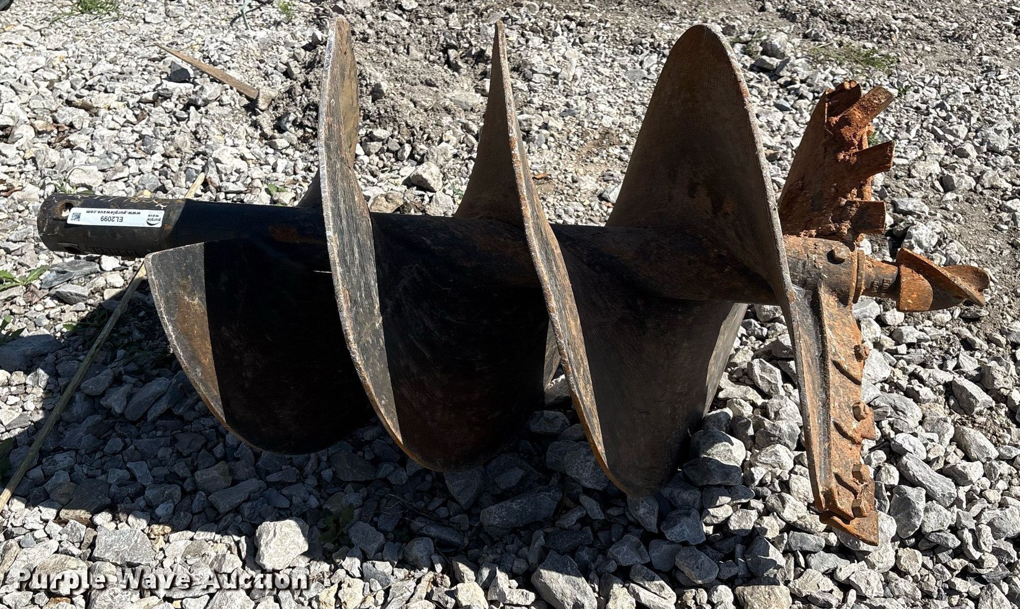 Bobcat skid steer auger bit in Tulsa, OK | Item EL2099 for sale | Purple Wave