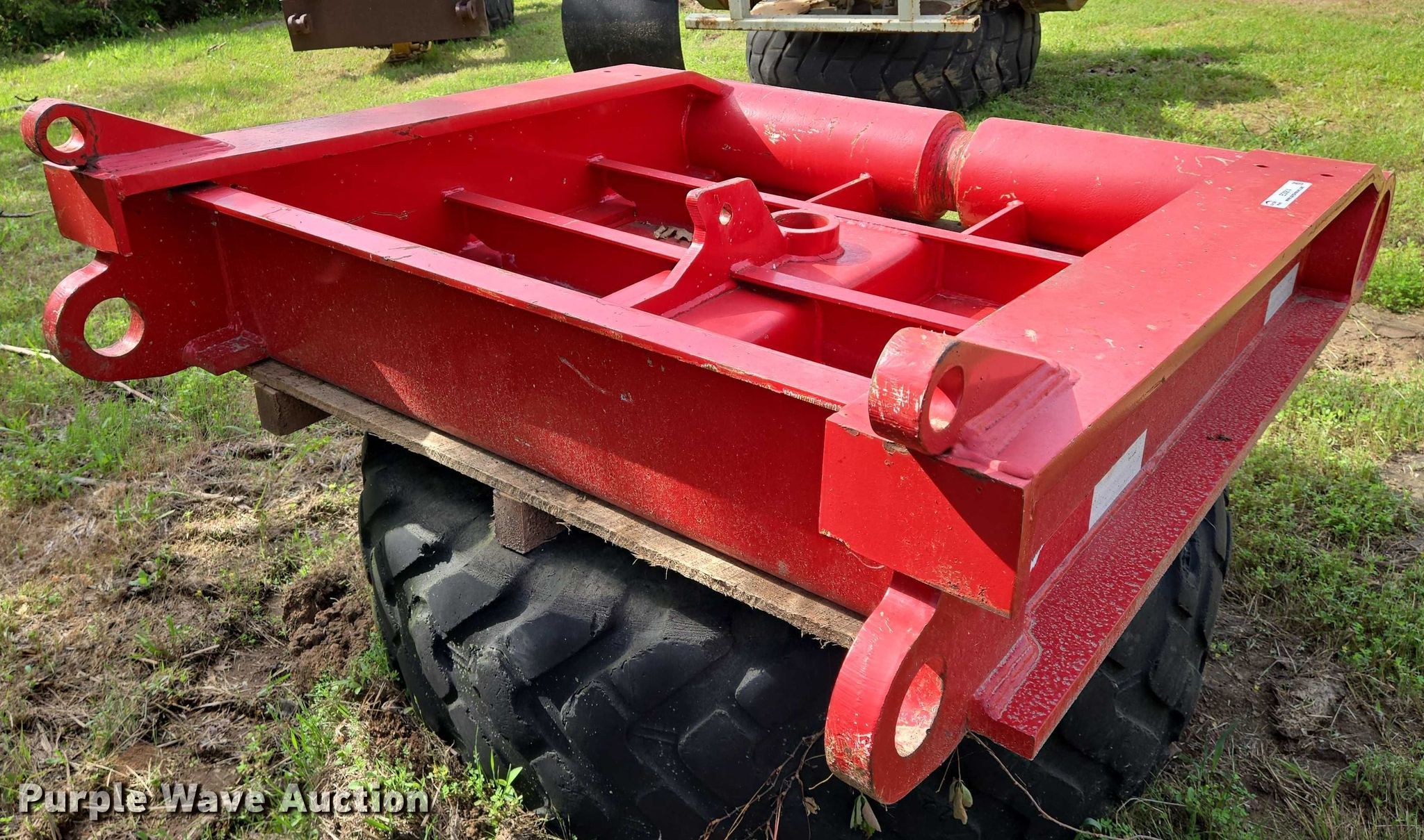 Lowboy trailer neck extension in Coweta, OK | Item EO0814 sold | Purple ...