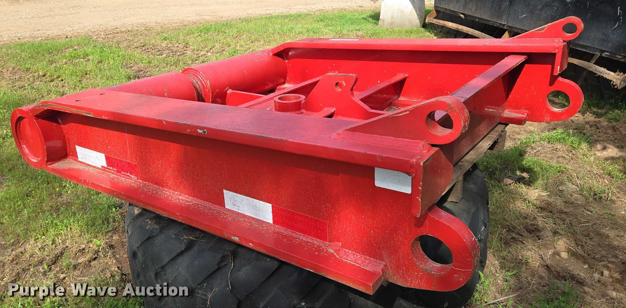 Lowboy trailer neck extension in Coweta, OK | Item EO0814 sold | Purple ...