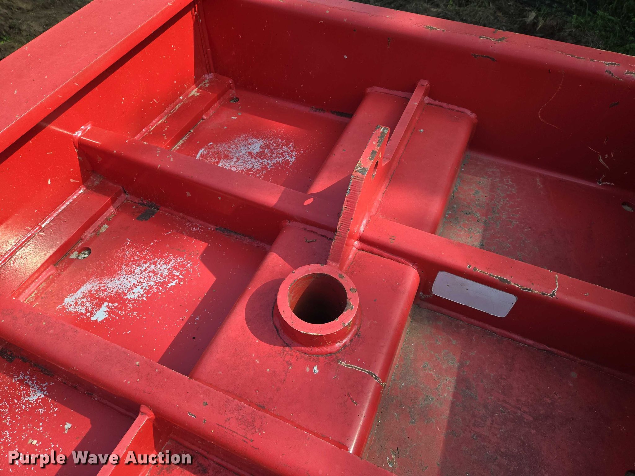 Lowboy trailer neck extension in Coweta, OK | Item EO0814 sold | Purple ...