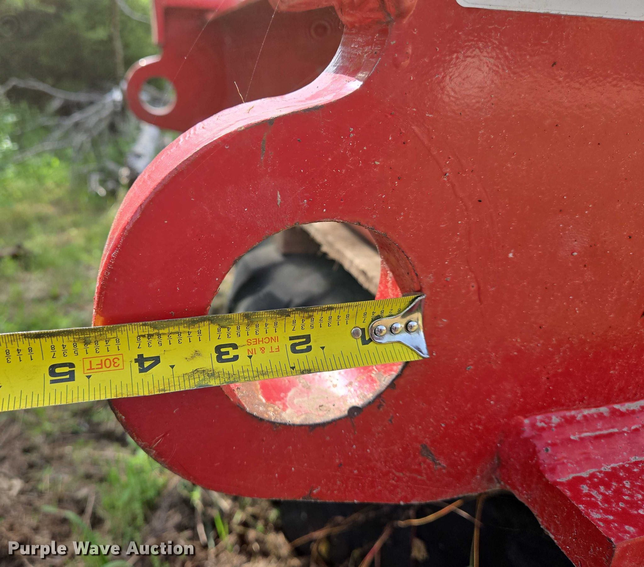 Lowboy trailer neck extension in Coweta, OK | Item EO0814 sold | Purple ...