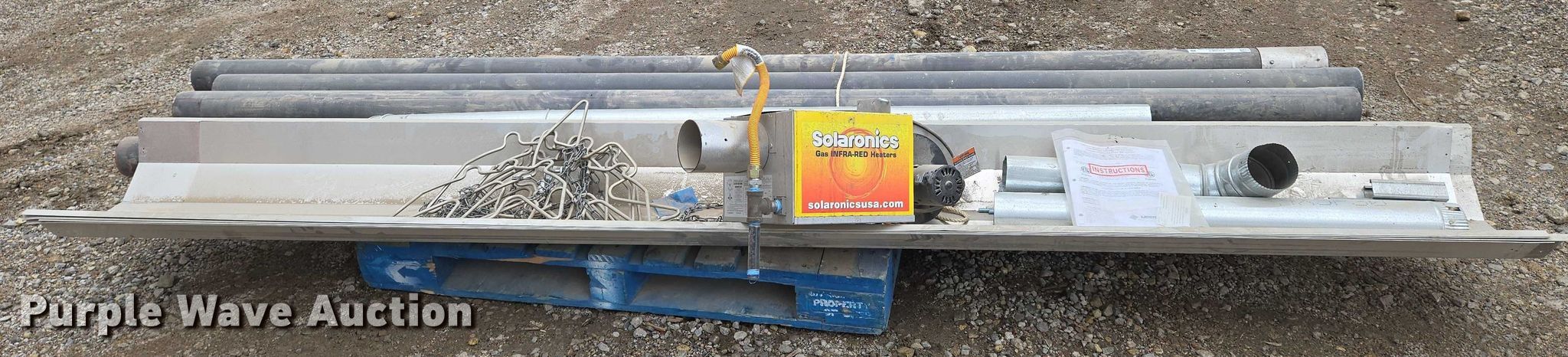 Solaronics ST-150-4/5/6/7N natural gas heater in Wichita, KS | Item EO0963 sold | Purple Wave