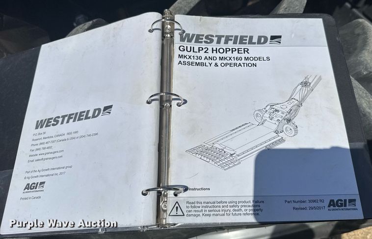 2020 AGI Westfield MKX 13-94 auger in Beloit, KS | Item EG6457 for sale ...