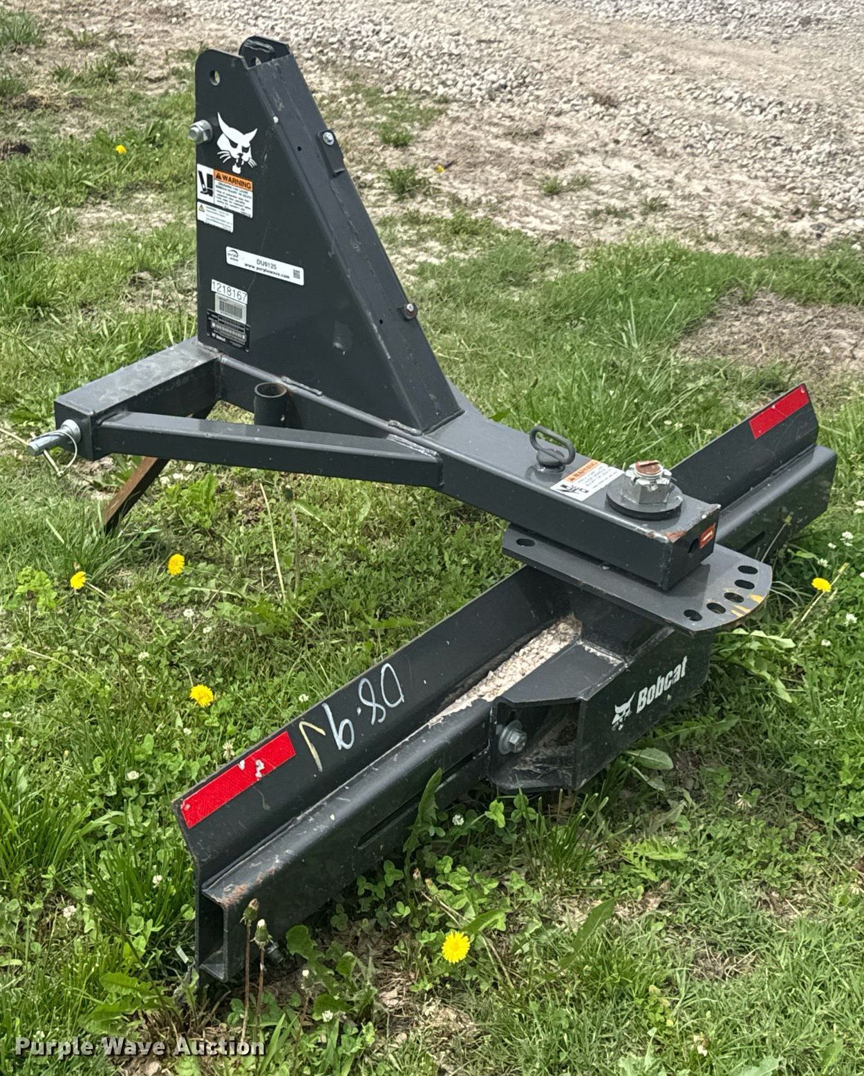 Bobcat Angle Blade 60 backfill blade in Fredonia, KS | Item DU9125 for ...