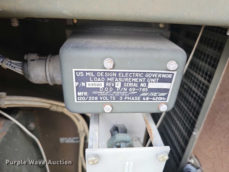 1986 John R. Hollingsworth Co. MEP-004A generator in Whiting, KS | Item ...