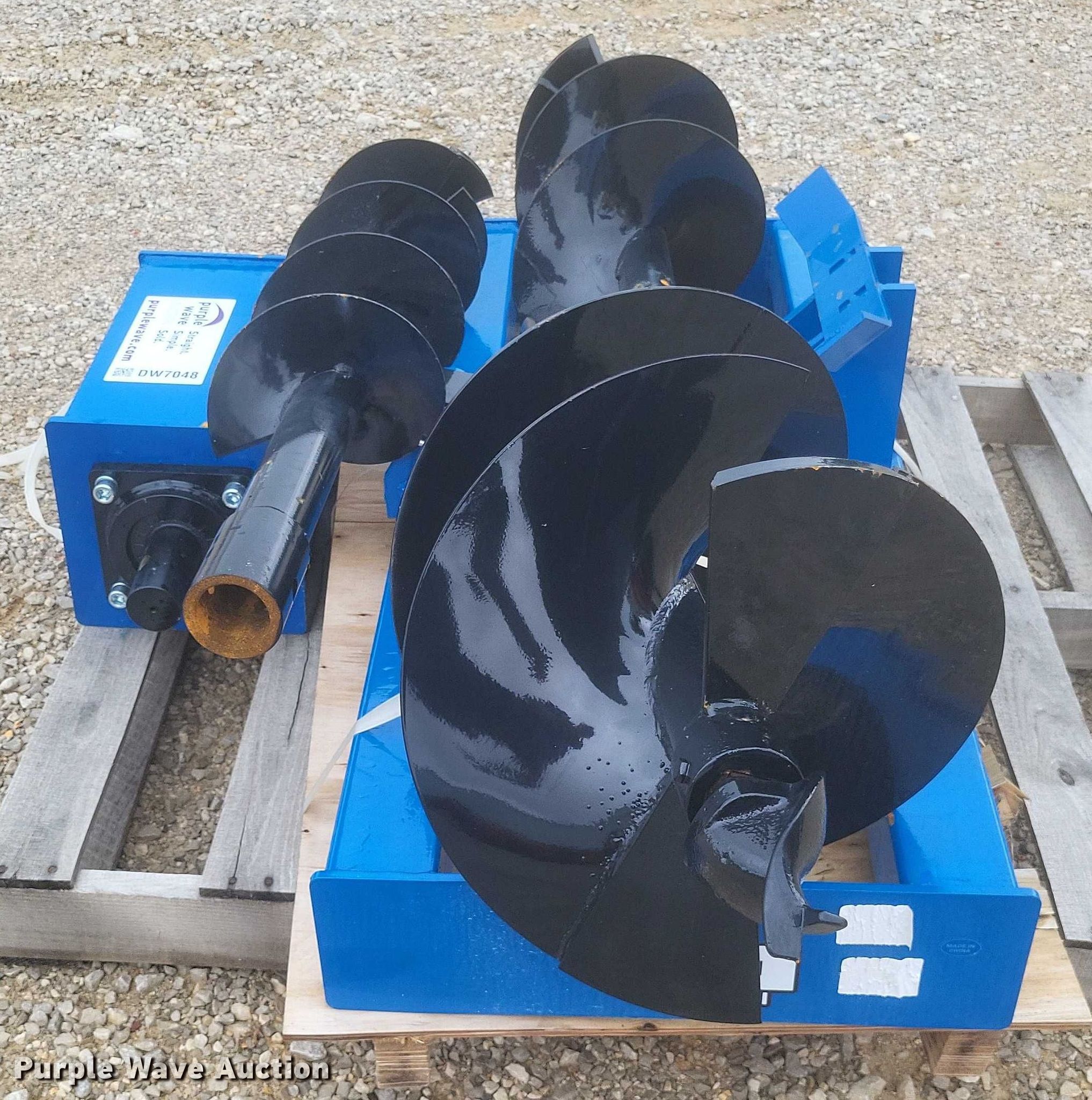 GIYI skid steer auger in Perryville, MO | Item DW7048 sold | Purple Wave