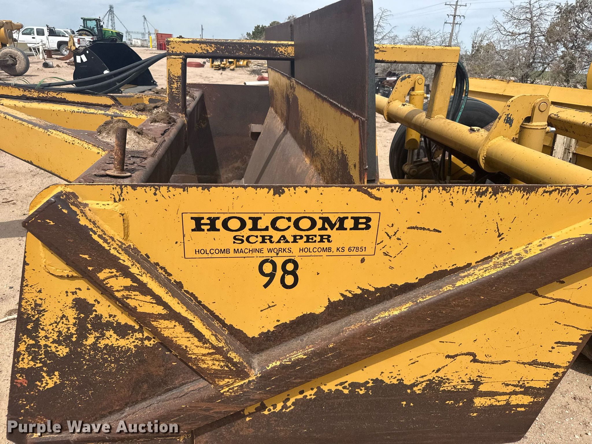 Holcomb scraper in Eckley, CO | Item EG6534 sold | Purple Wave