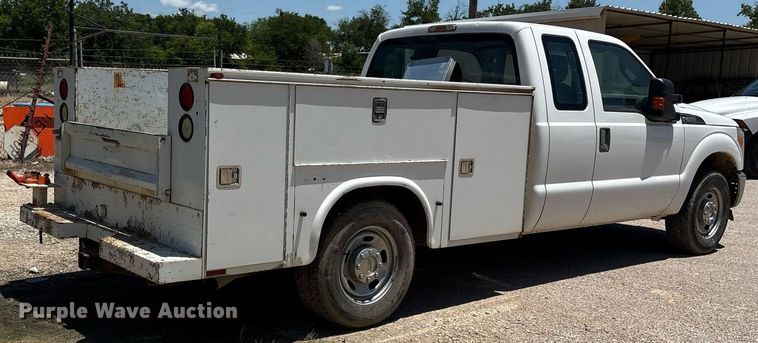 2013 Ford F350 Super Duty SuperCab utility bed pickup truck in ...
