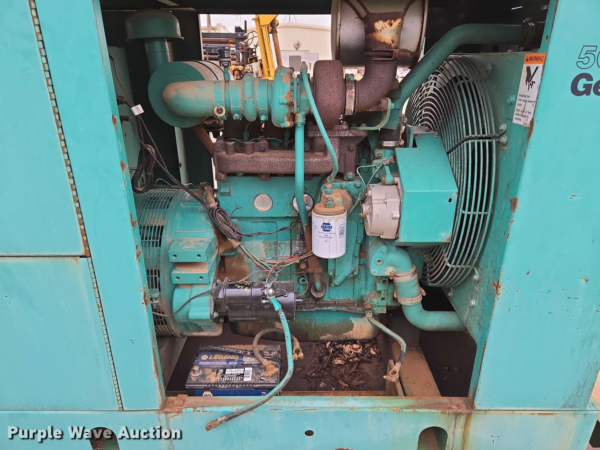 Onan 50 generator in Kingfisher, OK | Item EN8096 sold | Purple Wave