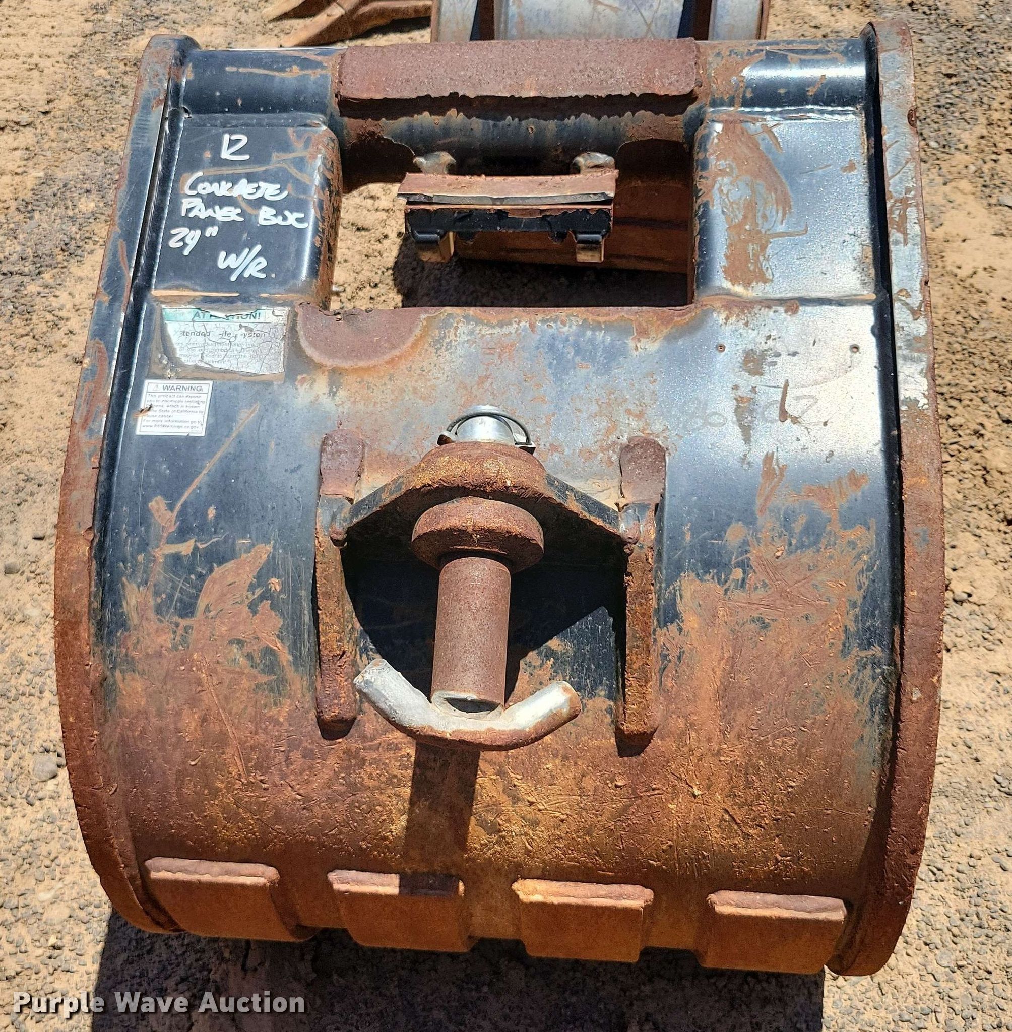 WR XLS 24" W concrete slab bucket in Phoenix, AZ | Item DX7054 for sale ...