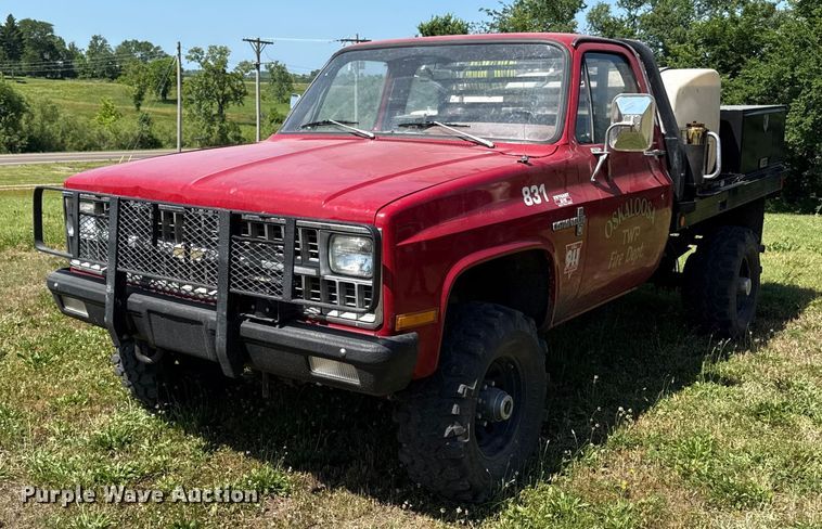 1981 Chevrolet K20 flatbed pickup truck in Oskaloosa, KS | Item DS4372 ...