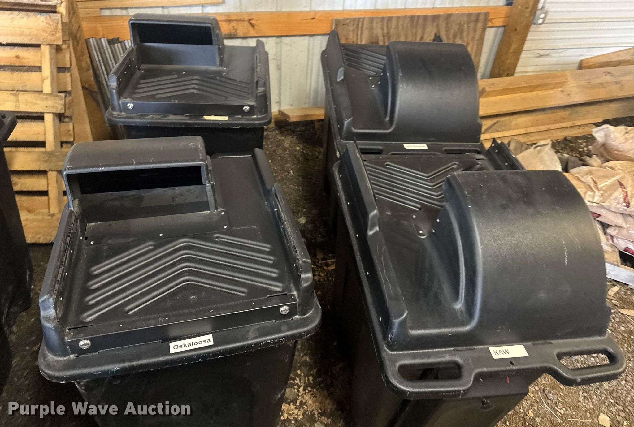 13 voting bins (13) ballot boxes in Oskaloosa, KS | Item DU7864 sold ...