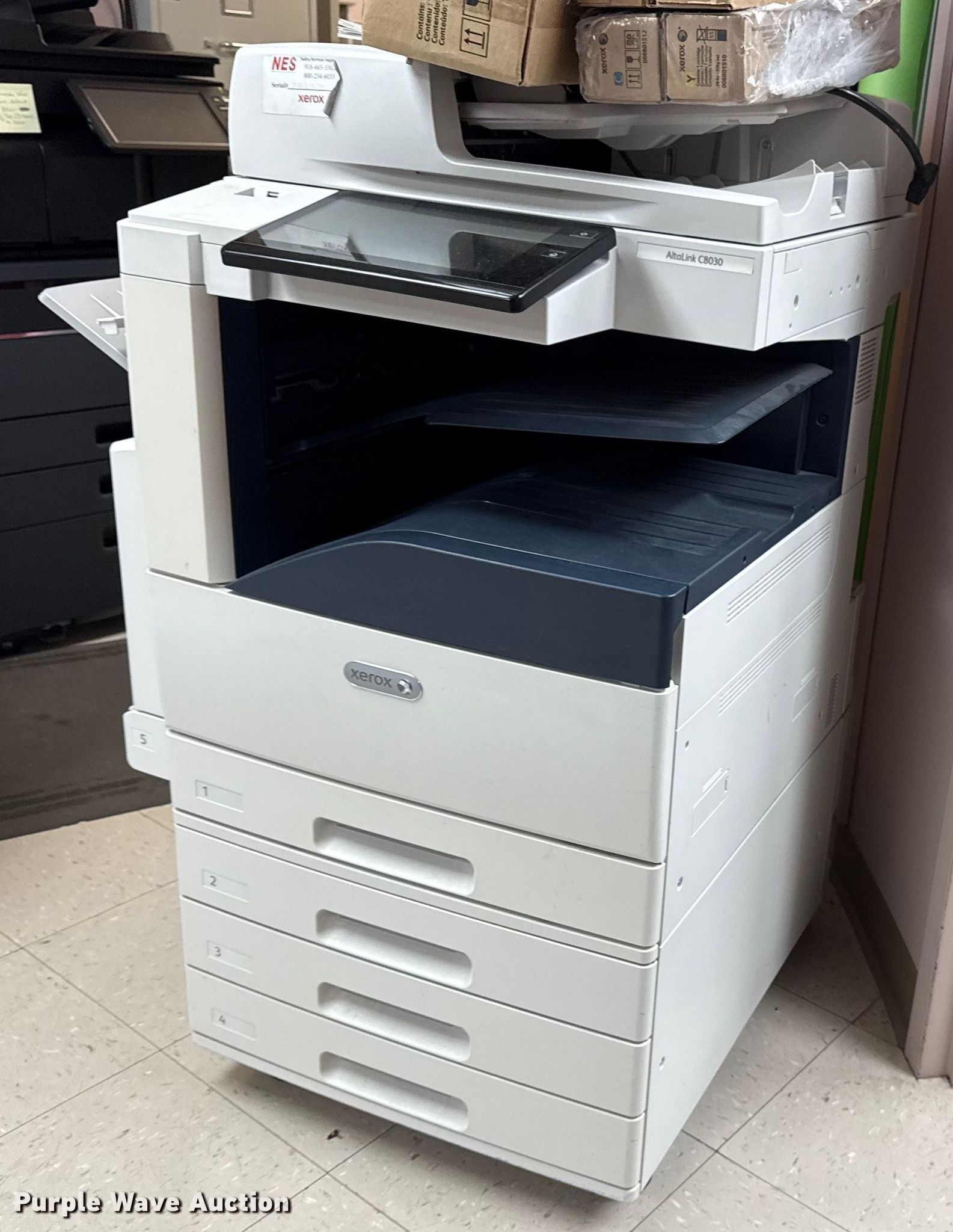 Xerox AltaLink C8030 printer in Coweta, OK | Item EG8098 sold | Purple Wave