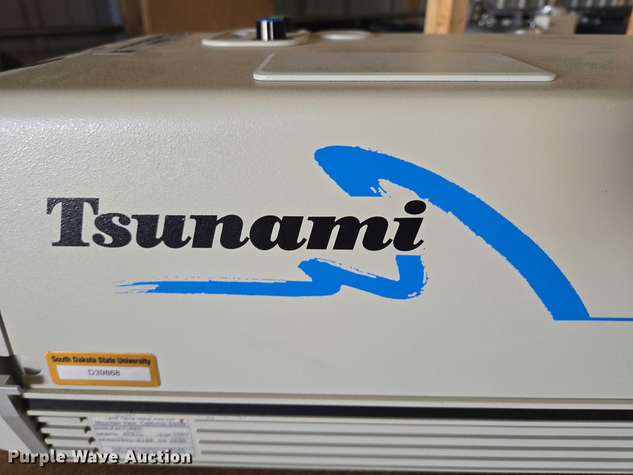 2007 Spectra-Physics Tsunami 3941-X1BB laser system in Brookings, SD ...