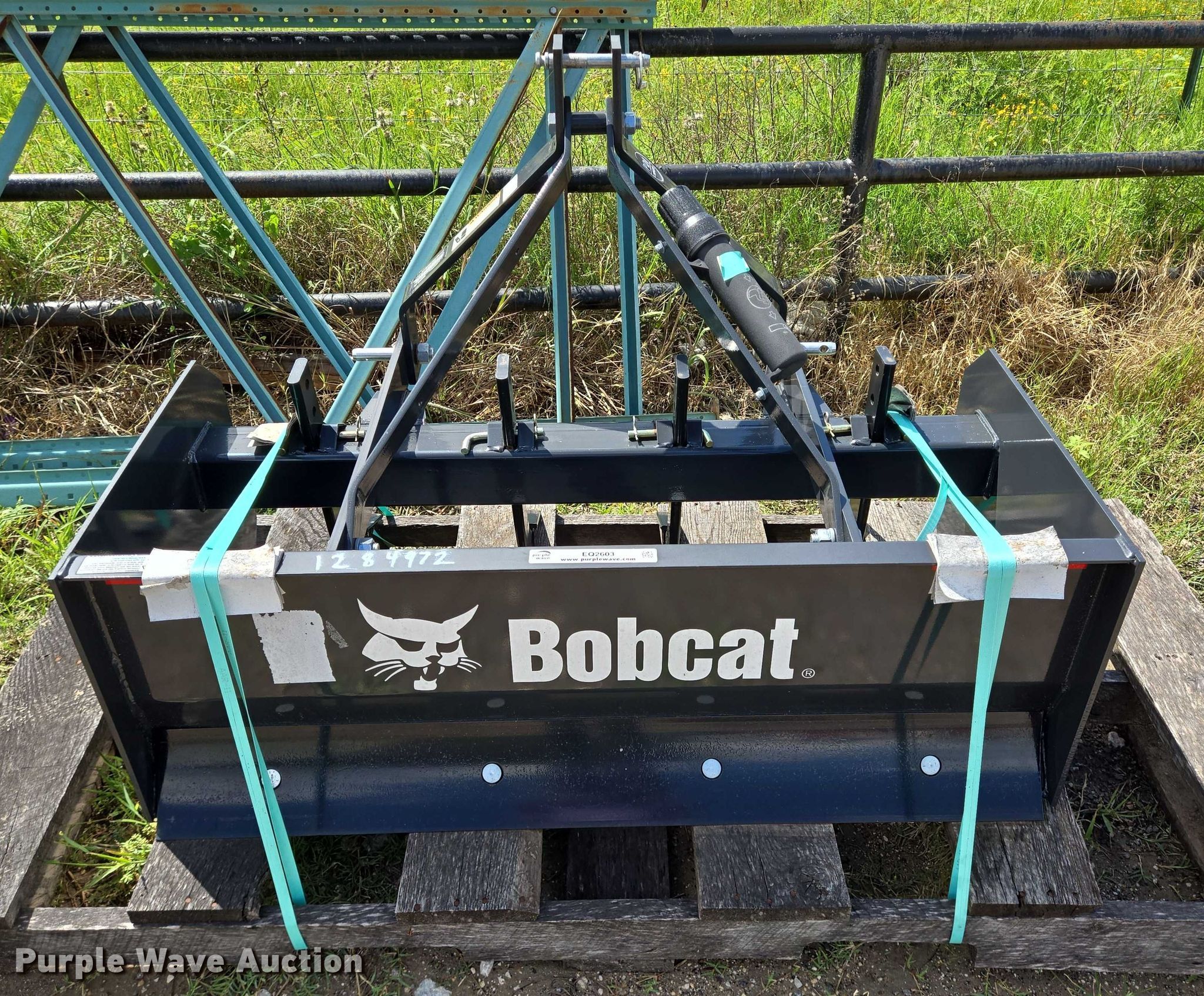 Bobcat Blade Box 48 box blade in Bryan, TX | Item EQ2603 sold | Purple Wave