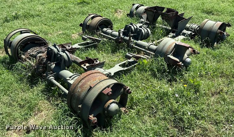 (5) axle assemblies in Dodge City, KS | Item DZ8649 sold | Purple Wave