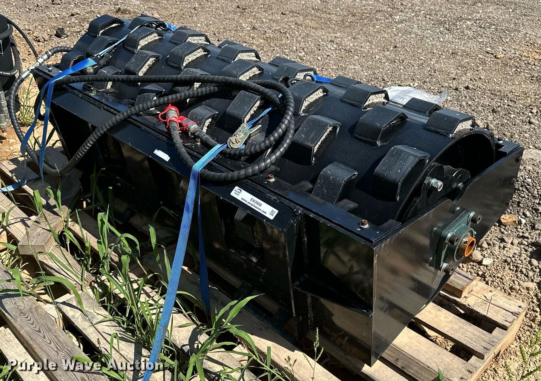 2024 GIYI GY-CW59 skid steer vibratory roller in Strafford, MO | Item ...