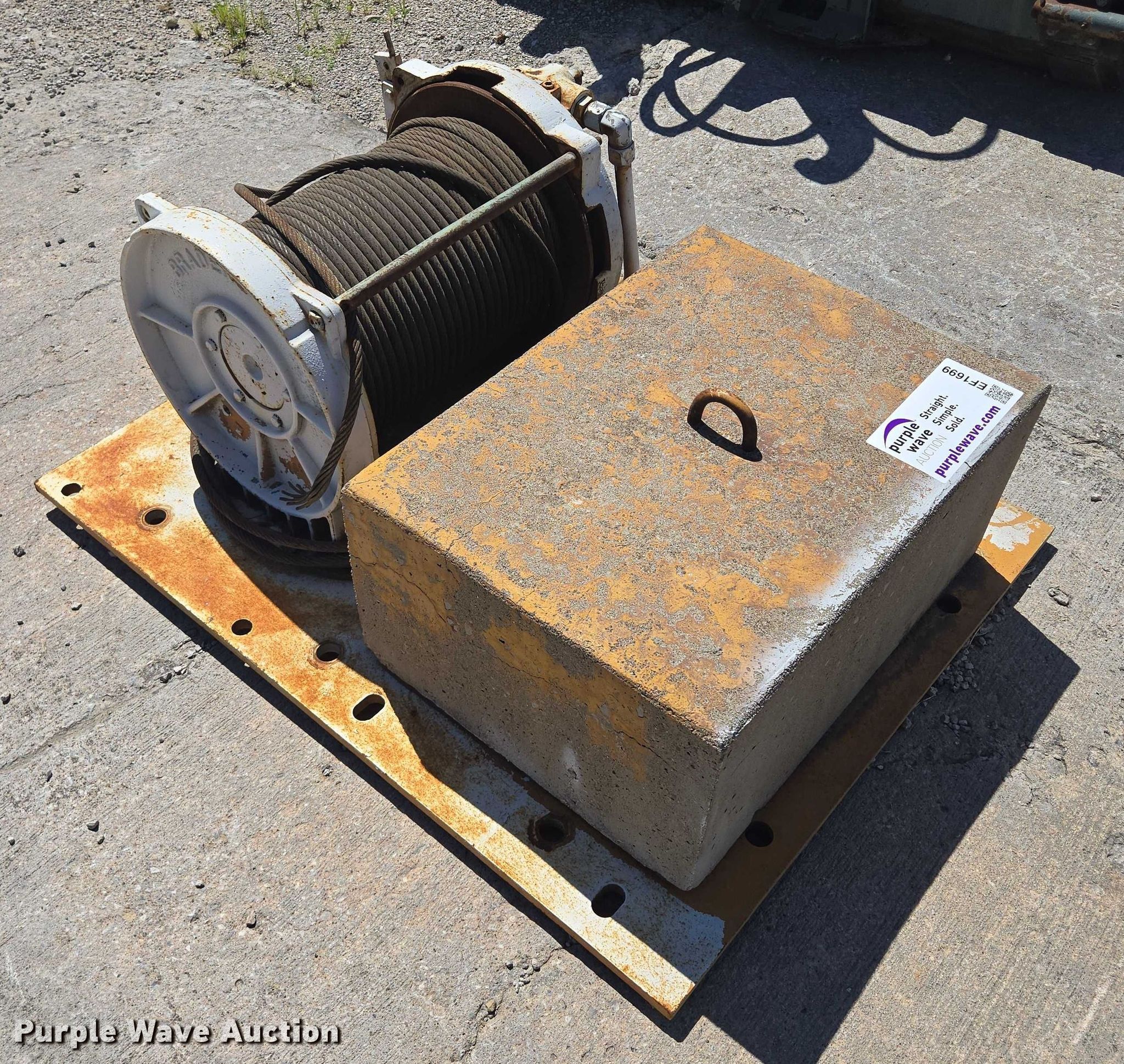 Braden winch in Liberty, MO | Item EF1699 sold | Purple Wave