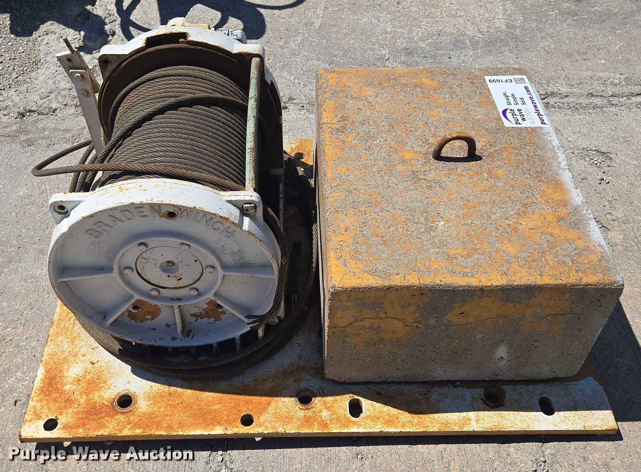 Braden winch in Liberty, MO | Item EF1699 sold | Purple Wave