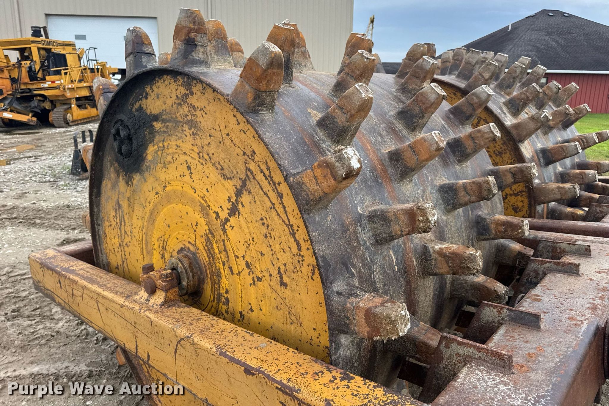 Double drum sheepsfoot roller in Boonville, MO | Item EN4680 sold ...