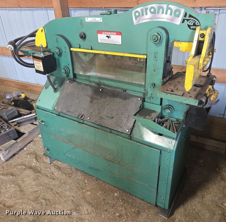 Piranha P50 iron worker in Mitchell, SD | Item DY1008 sold | Purple Wave