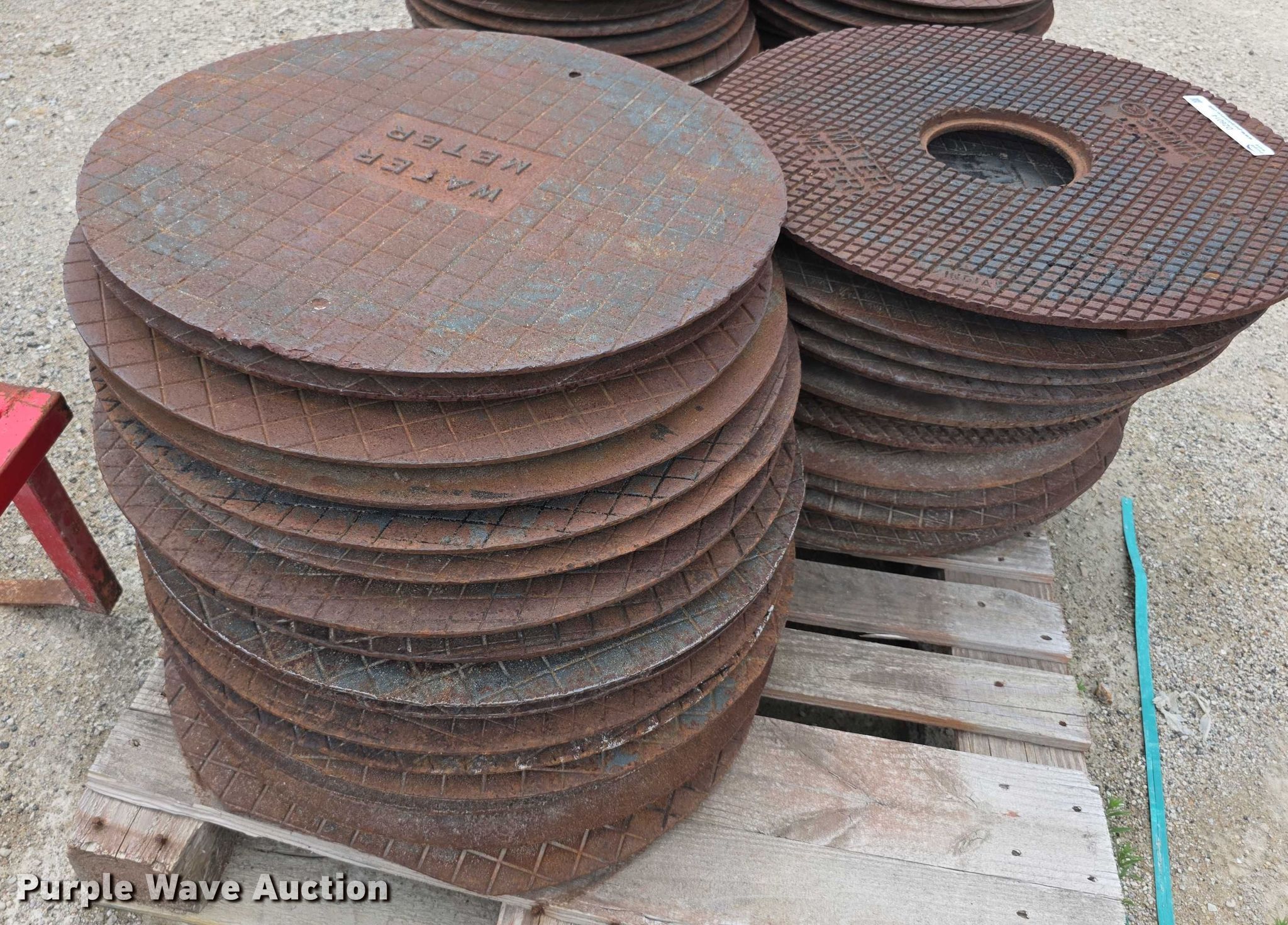 Approximately 135 water meter lids in Westmoreland, KS | Item DZ6014 ...