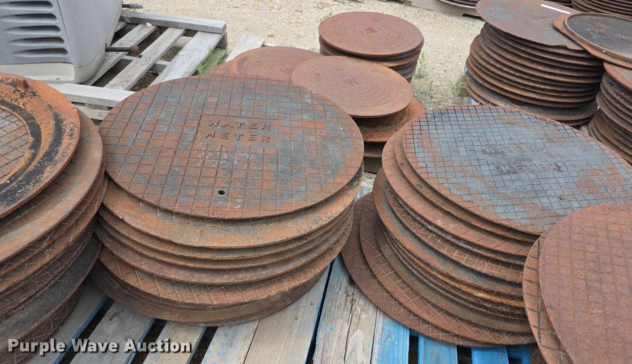 Approximately 115 water meter lids in Westmoreland, KS | Item DZ6017 ...