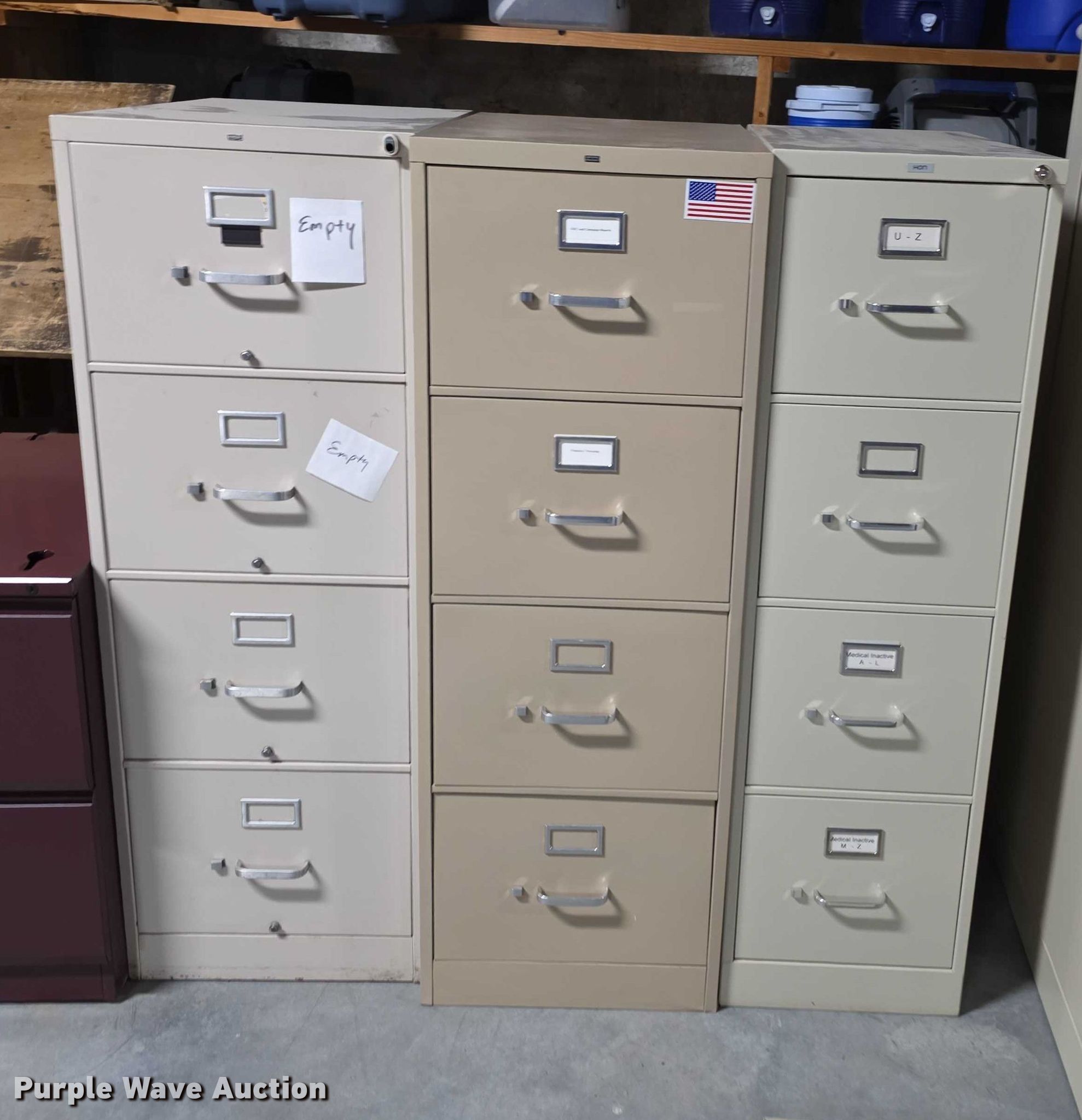 (17) filing cabinets in Junction City, KS | Item DZ6058 for sale ...