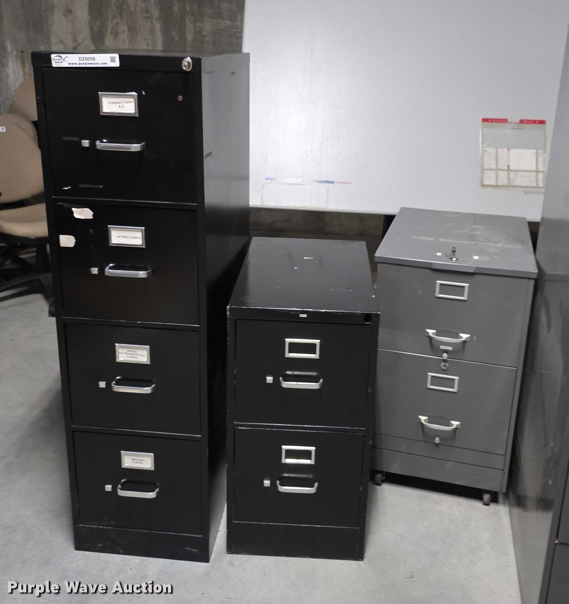 (17) filing cabinets in Junction City, KS | Item DZ6058 for sale ...