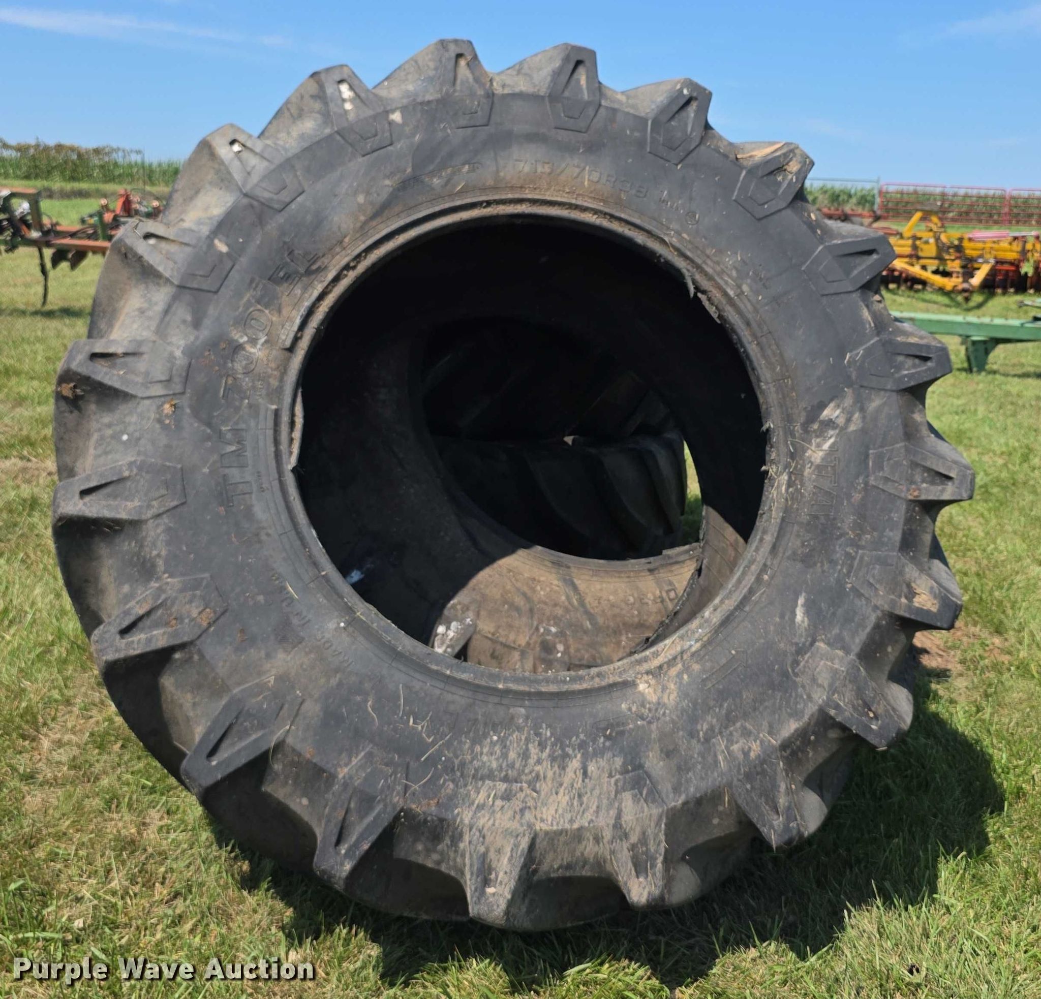 (4) ITA 710/70R38 tires in Overbrook, KS | Item DZ6103 sold | Purple Wave