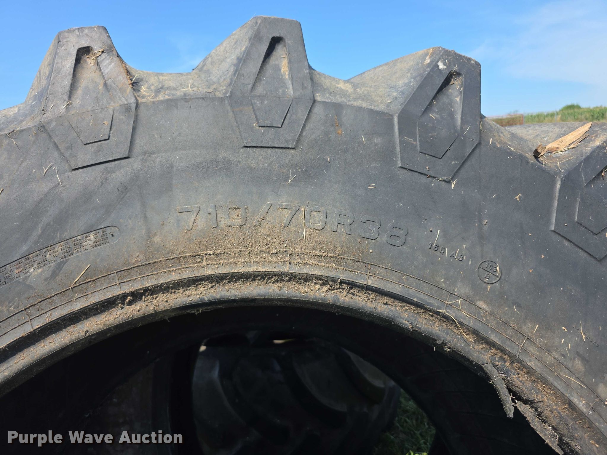 (4) ITA 710/70R38 tires in Overbrook, KS | Item DZ6103 sold | Purple Wave
