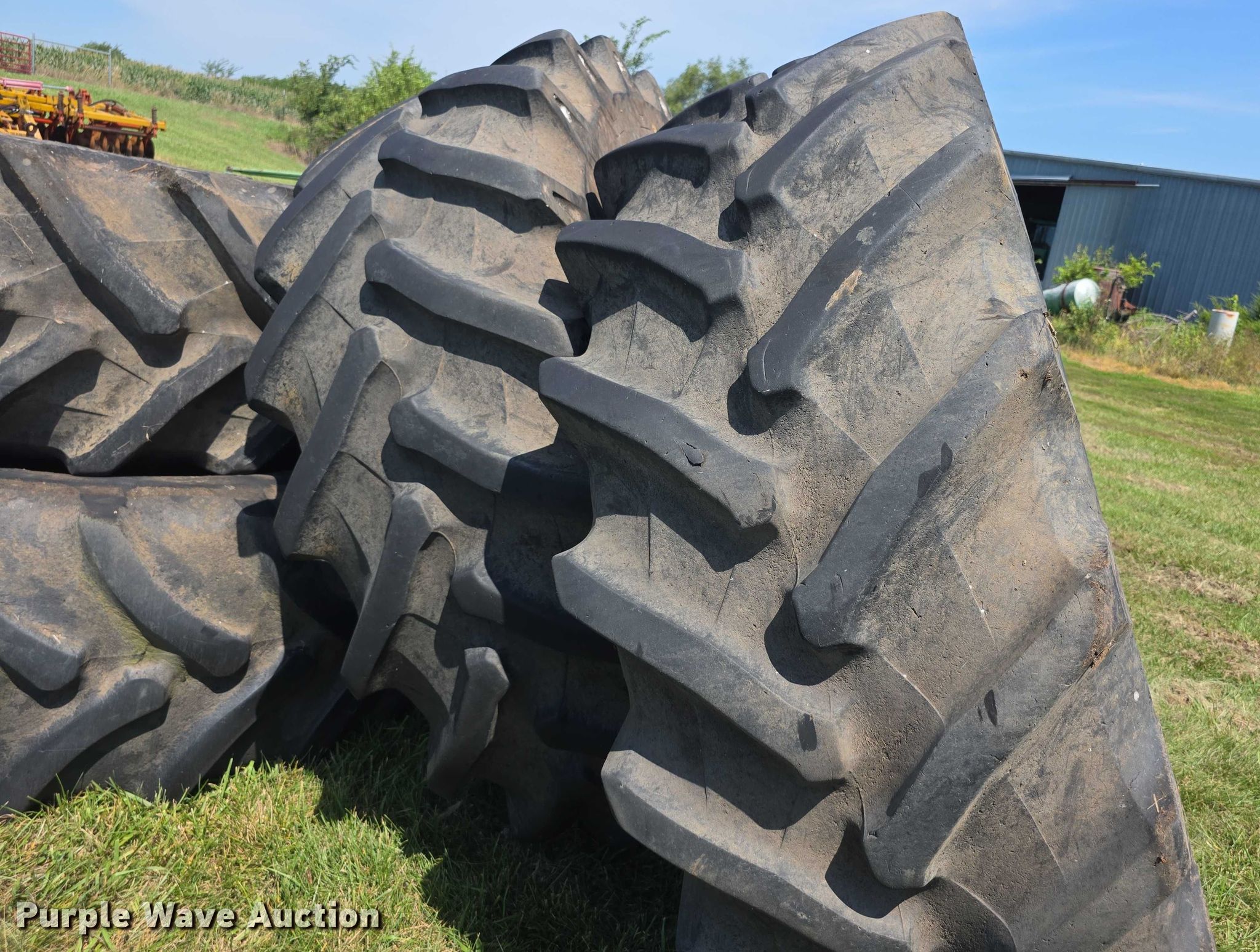 (4) ITA 710/70R38 tires in Overbrook, KS | Item DZ6103 sold | Purple Wave