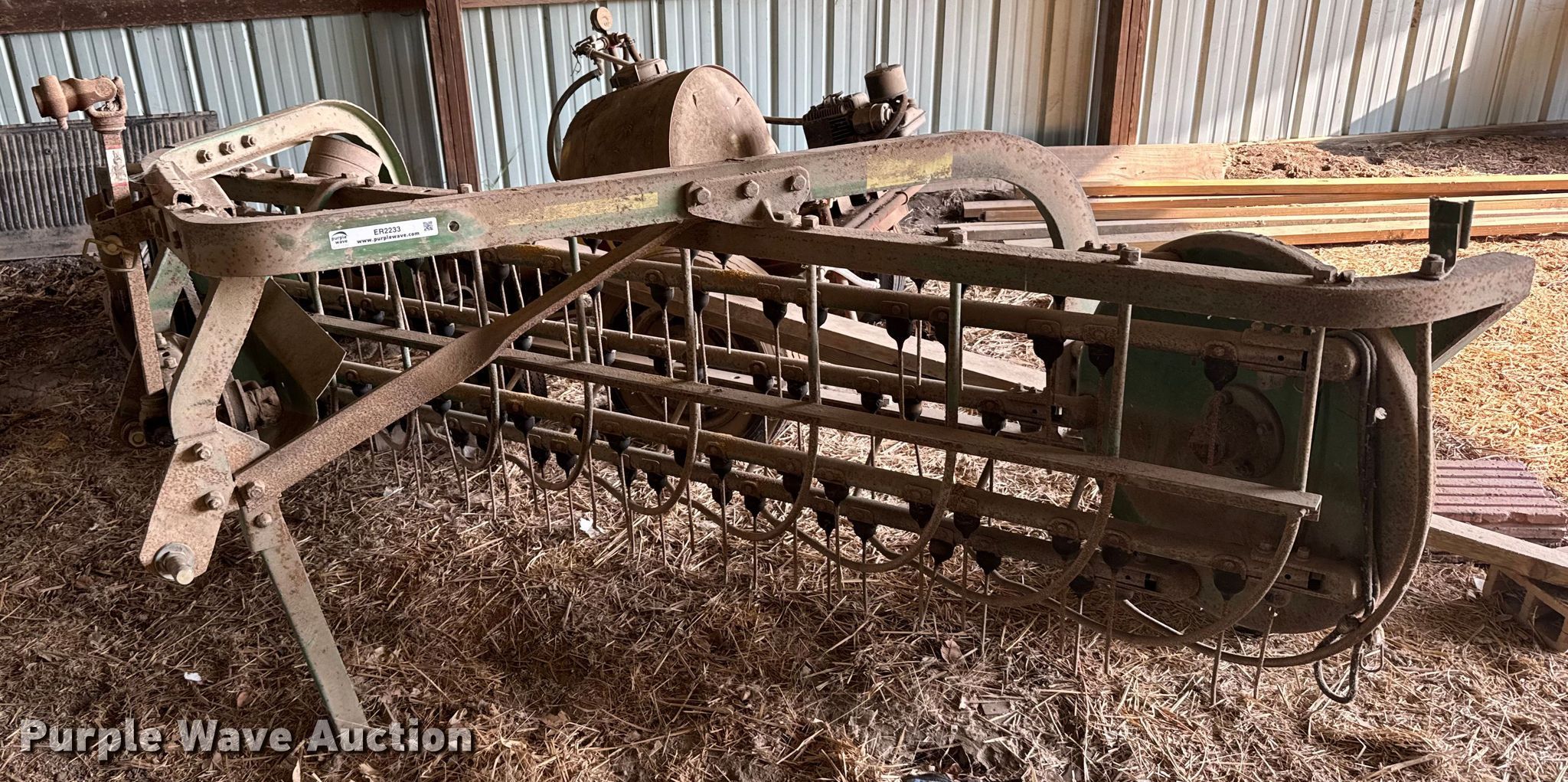 13' W hay rake in Bennington, KS | Item ER2233 for sale | Purple Wave