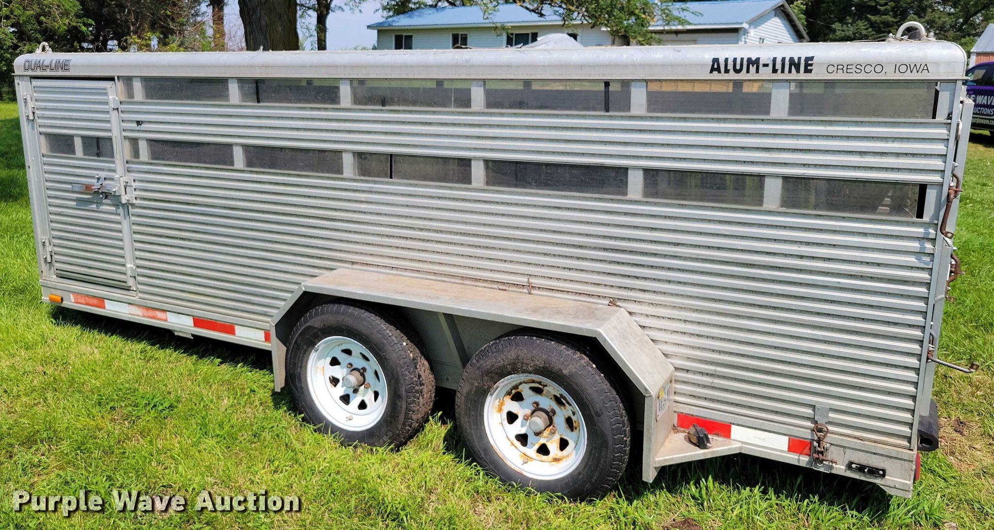 1997 Alum-Line Dual-Line livestock trailer in Perry, IA | Item DX7235 ...