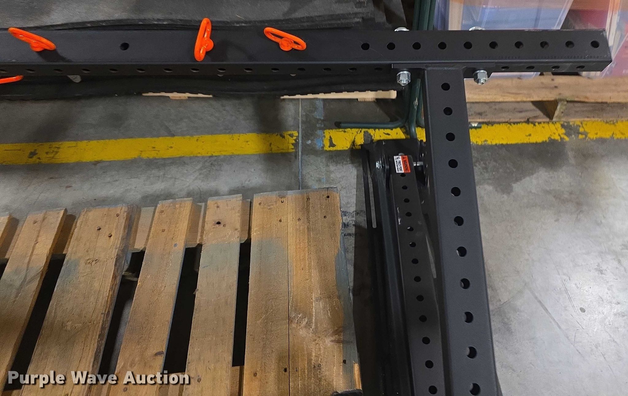 Rogue wall mount squat rack in Olathe, KS | Item DZ6109 sold | Purple Wave