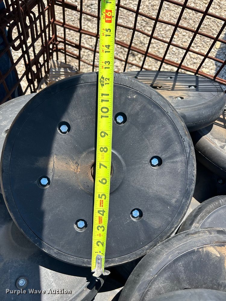 (34) 12" gauge wheels in Assaria, KS | Item DT3292 sold | Purple Wave