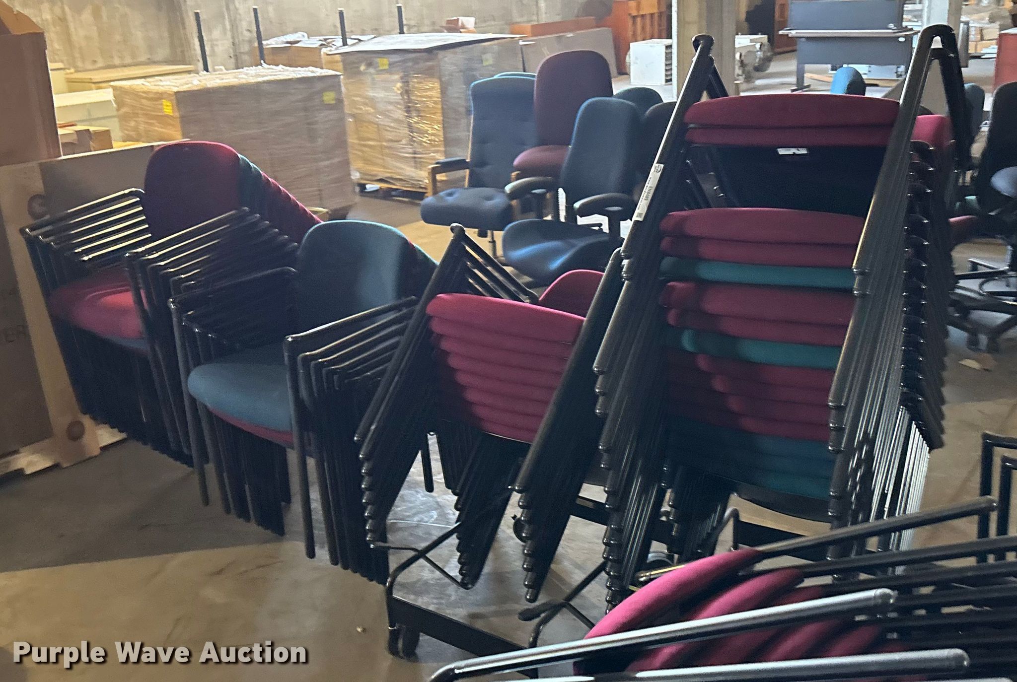 Approximately 90 chairs in Wichita, KS | Item EN8489 for sale | Purple Wave