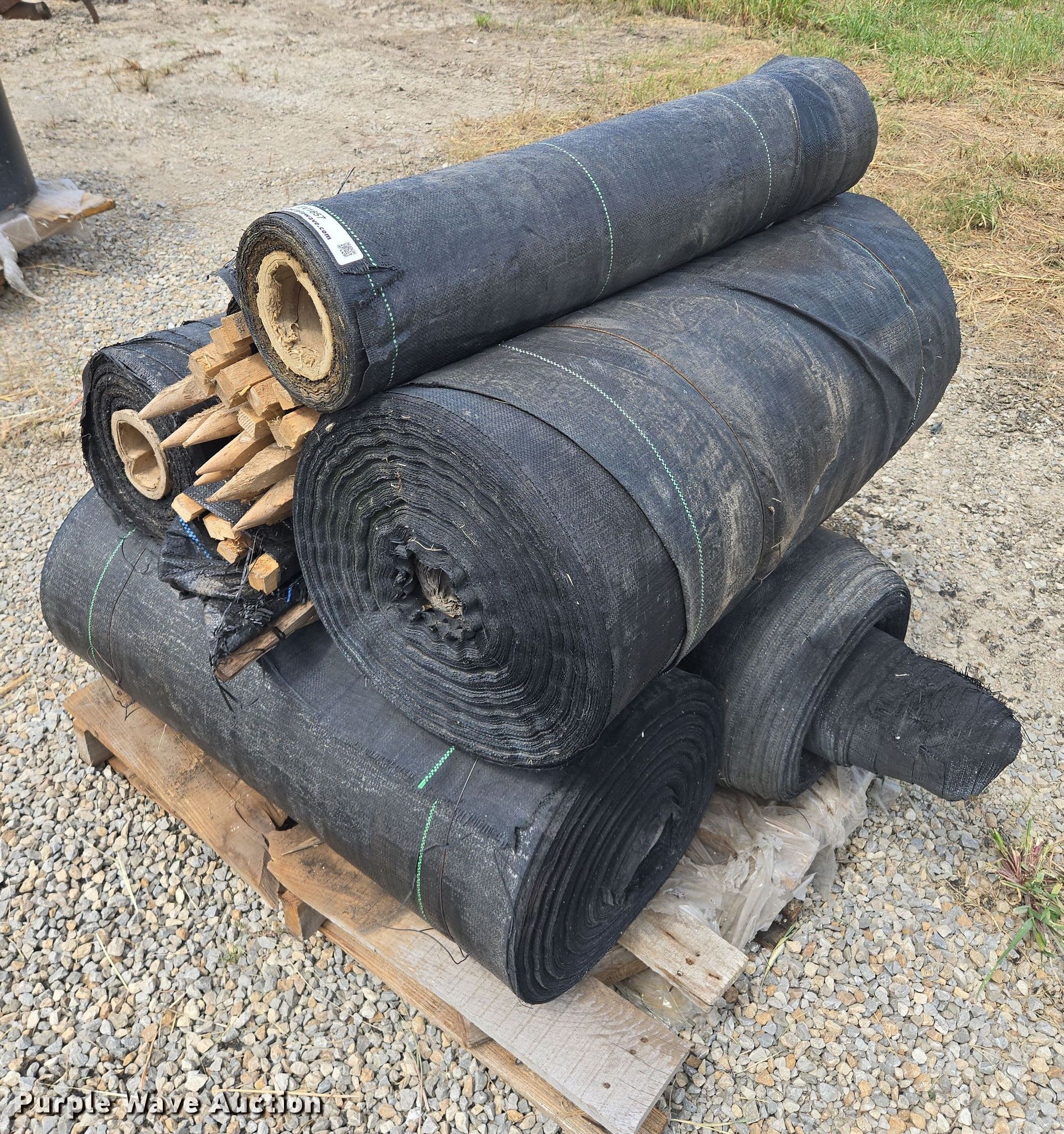 (5) silt fence rolls in Topeka, KS | Item EV1657 sold | Purple Wave