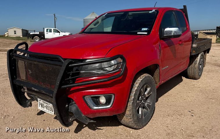 2015 Chevrolet Colorado Ext. Cab flatbed pickup truck in Stratford, TX ...