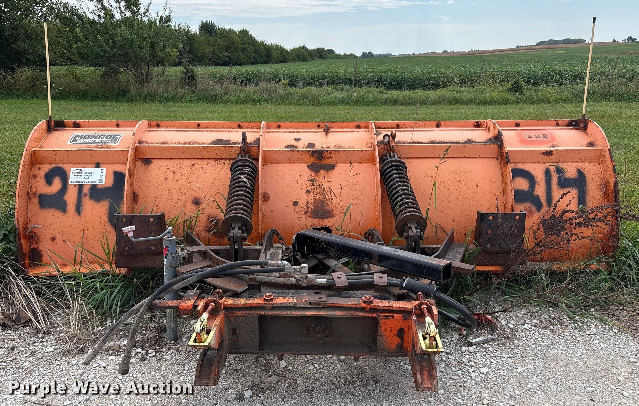 Monroe MP41R11-CT snow plow in Dallas Center, IA | Item ED1494 for sale ...