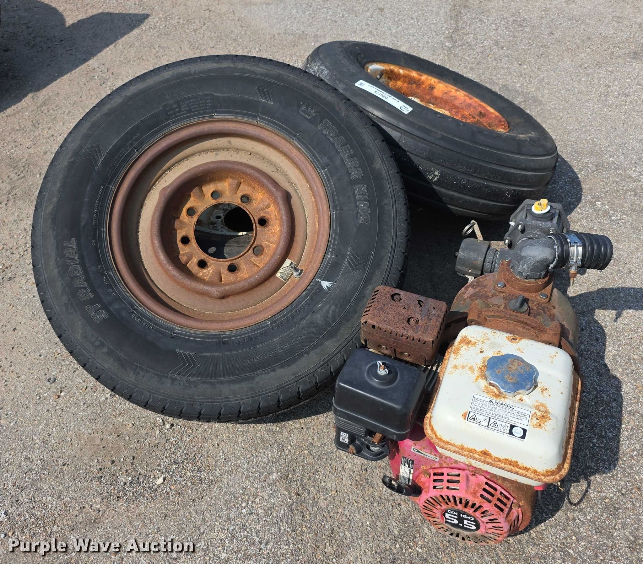 (3) tires and wheels in Topeka, KS | Item DZ6178 sold | Purple Wave